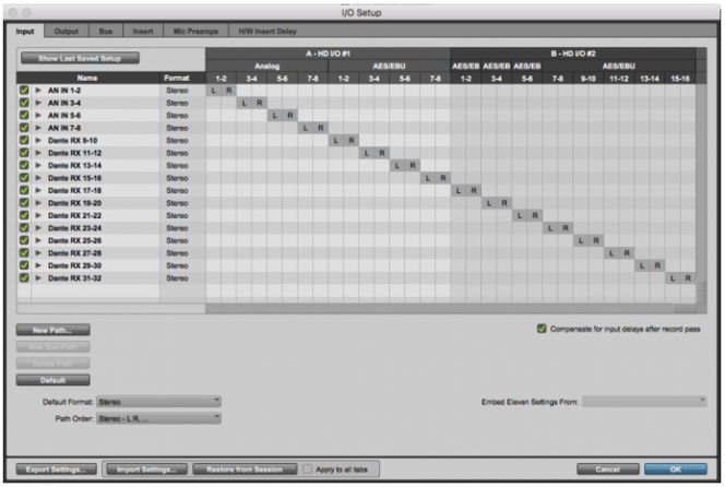 Symphony I/O Mk2 Dante + Pro Tools HD Routing Symphony I/O Mk2 Dante + Pro Tools HD Routing
